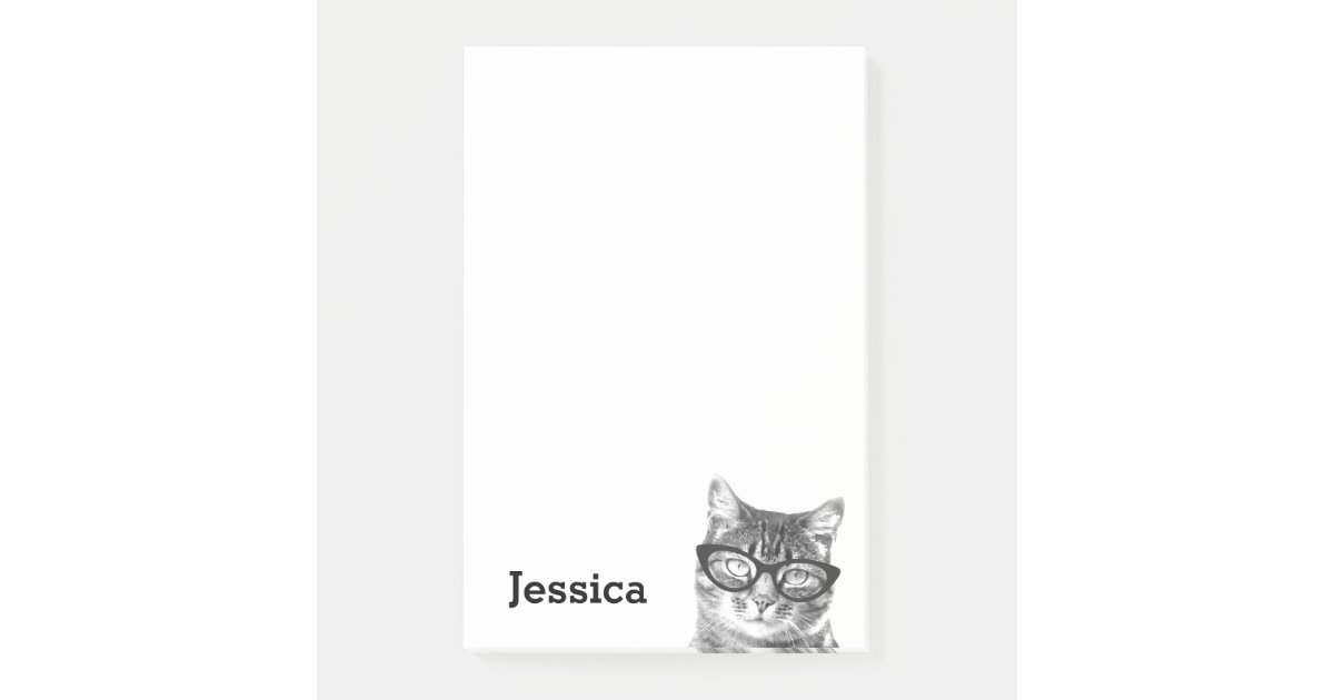 Personalized Post-it® notes for cat lovers | Zazzle
