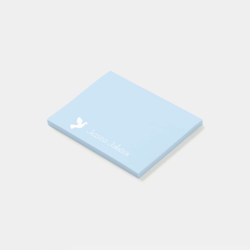 Personalized Post-it® notes with white doves | Zazzle