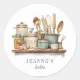 Personalized Pots Pans Cooking Utensils Food Label | Zazzle