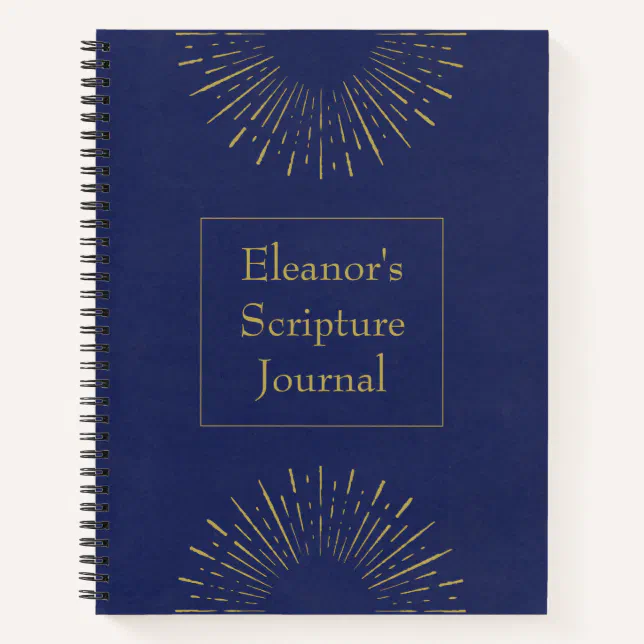 Personalized Prayer or Scripture Journal | Zazzle