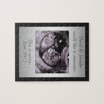 Personalized Pregnancy Announcement Surprise Jigsaw Puzzle | Zazzle