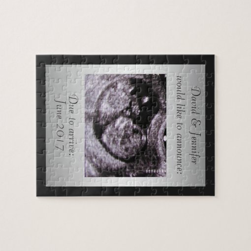Personalized Pregnancy Announcement Surprise Jigsaw Puzzle | Zazzle