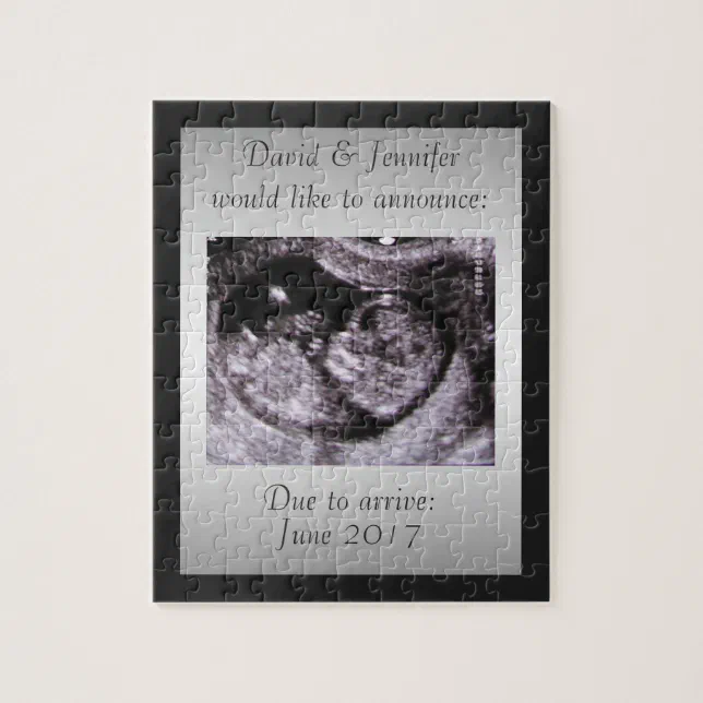 Personalized Pregnancy Announcement Surprise Jigsaw Puzzle | Zazzle