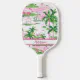 Personalized Preppy Pink Pickleball Paddle | Zazzle