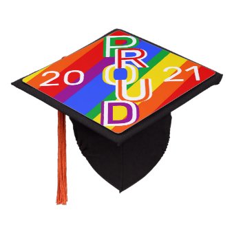 Personalized Pride Graduation Cap Topper | Zazzle