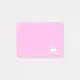 Personalized princess crown pink Post-it® notes | Zazzle