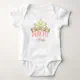 Personalized Princess one-piece for baby girl Baby Bodysuit | Zazzle