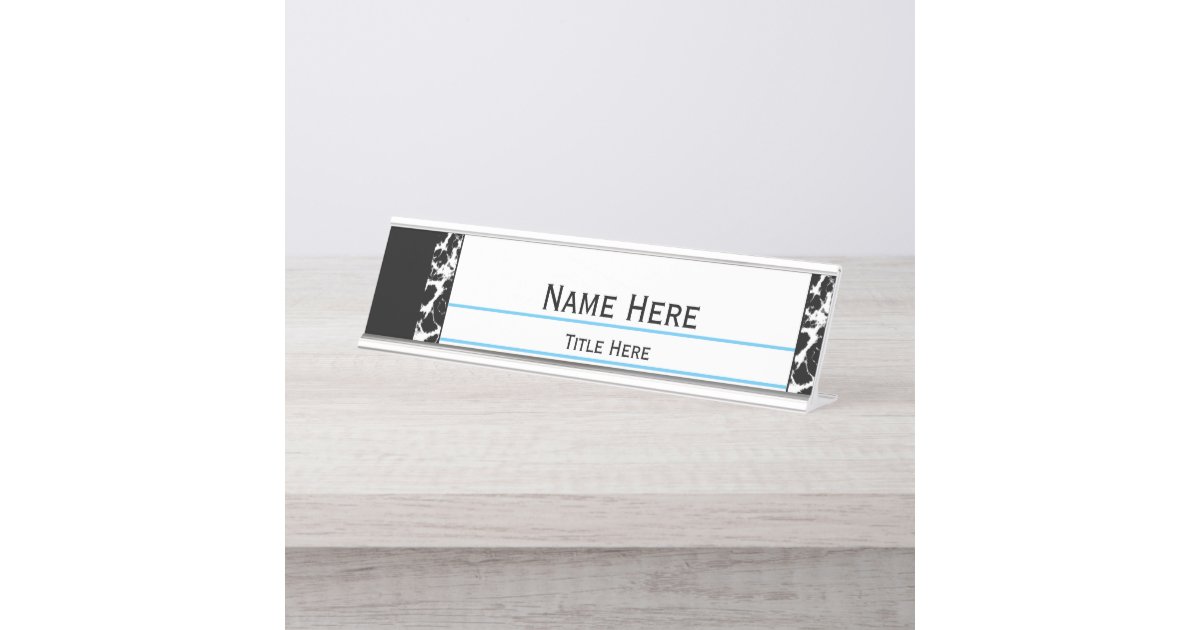 Personalized Professional Composition Book Desk Name Plate | Zazzle