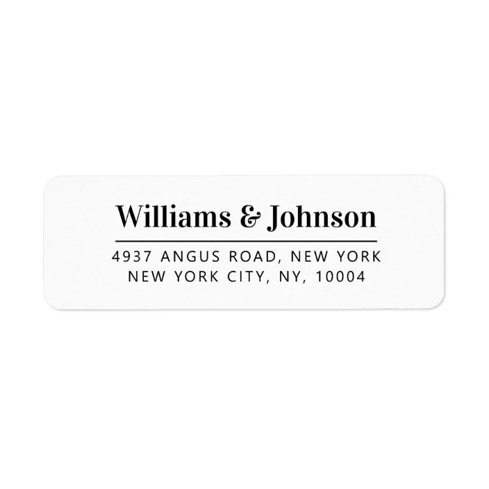 Personalized Professional Elegant Label | Zazzle.com