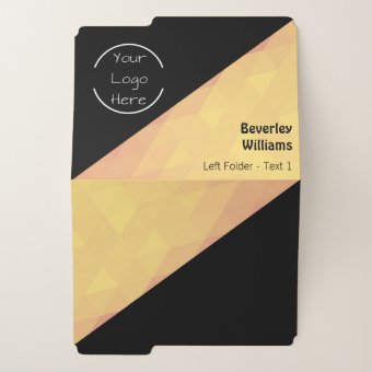 Personalized Professional Logo Set of File Folders | Zazzle