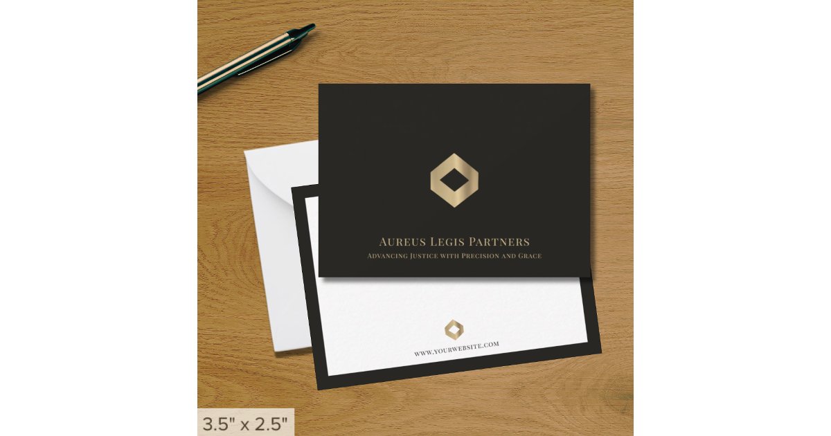 Personalized Professional Note Cards | Zazzle