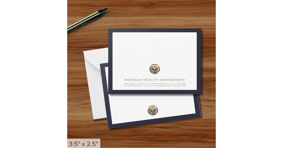 Personalized Professional Note Cards | Zazzle