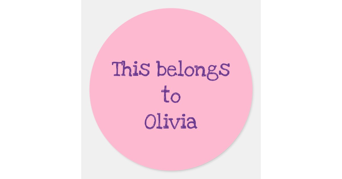 Personalized Property Stickers | Zazzle