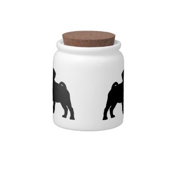 Personalized Pug Dog Treat Jar | Zazzle
