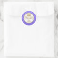 Personalized Purple and Gold Princess Stickers | Zazzle
