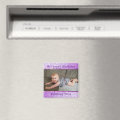 Personalized Purple Birthday Reminder Magnet | Zazzle
