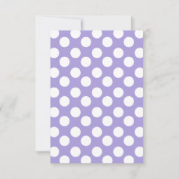 Personalized Purple Polka Dot Party Invitation | Zazzle