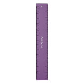 Personalized Purple Ruler | Zazzle