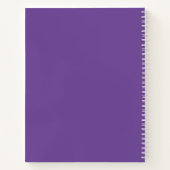 Personalized Purple School Subject Spiral Notebook | Zazzle
