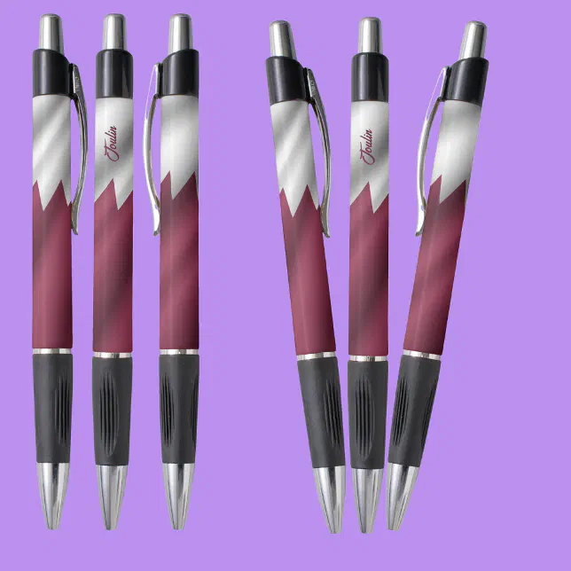 Personalized Qatar Flag Pen | Zazzle
