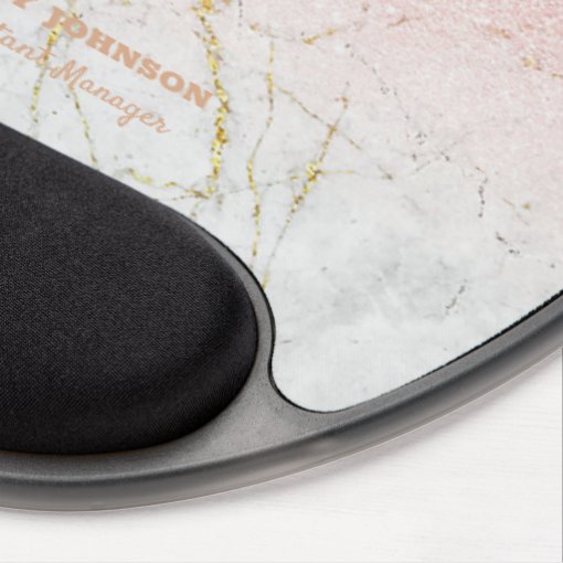 Personalized QUEEN BEE Rose Gold Mouse Pad | Zazzle