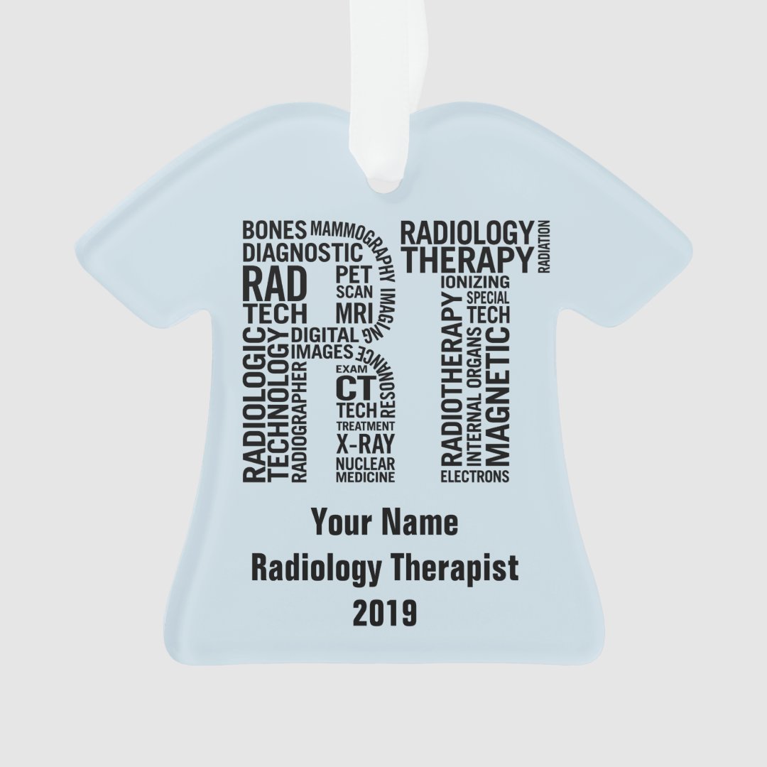 Personalized Rad Tech RT Radiology Technologist Ornament | Zazzle