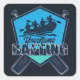 Personalized Rafting Whitewater River Adventure Square Sticker | Zazzle