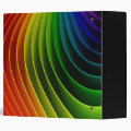 Personalized Rainbow Twist Binder | Zazzle