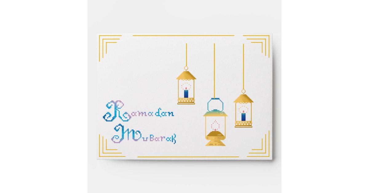 Personalized Ramadan Mubarak Envelope | Zazzle.com