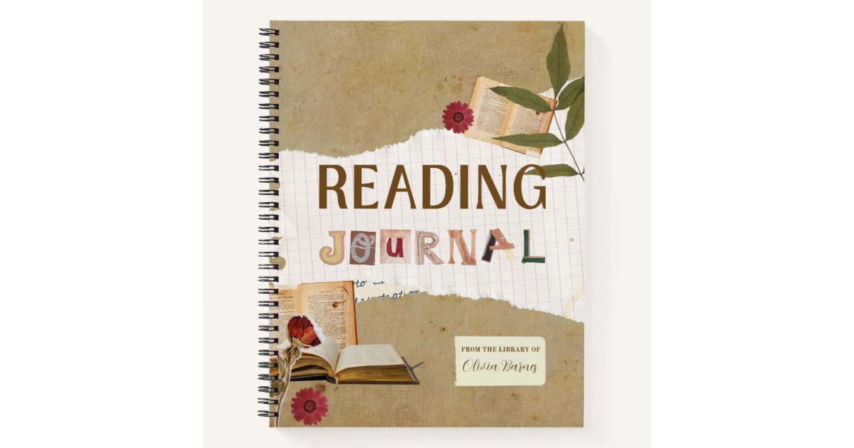Personalized Reading Journal | Zazzle