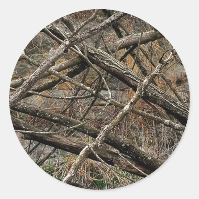 Personalized Real Camo / Camouflage (customizable) Classic Round ...