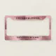 Personalized Real Estate Agent License Plate Frame | Zazzle