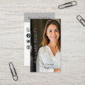 Personalized Realtor Modern Vertical Photo Design Business Card | Zazzle