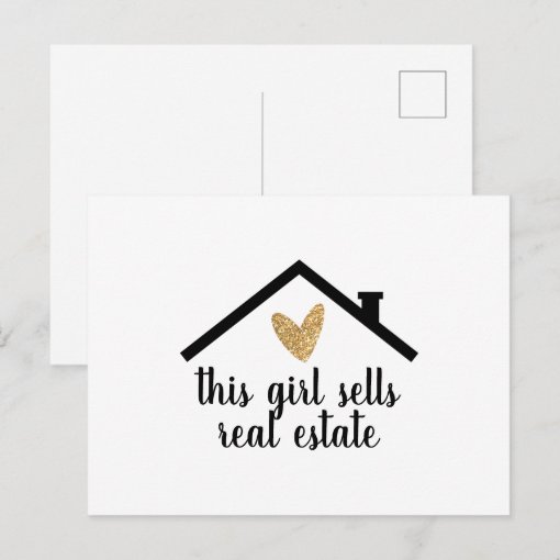 Personalized Realtor Postcard | Zazzle