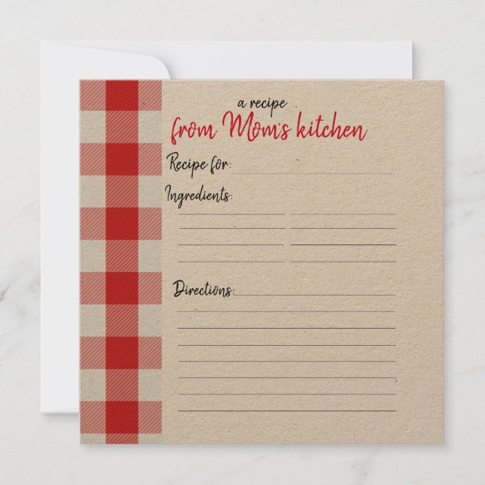 Personalized Recipe Cards | Zazzle.com
