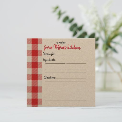 Personalized Recipe Cards | Zazzle