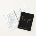 Custom Personalized Recipe Square Spiral Notebook | Zazzle