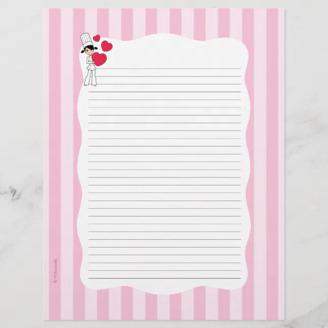 Personalized Recipe Pages for Recipe Binders | Zazzle