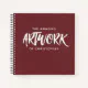 Personalized Red Artist Sketchbook Notebook | Zazzle