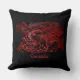 Personalized Red Dragon Throw Pillow | Zazzle