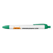 Personalized red fox logo writing pens | Blue ink | Zazzle