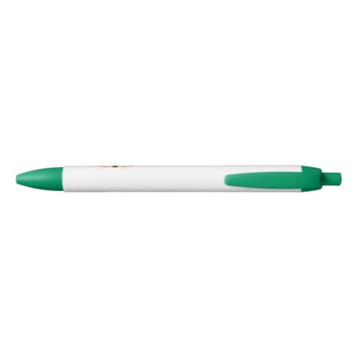 Personalized red fox logo writing pens | Blue ink | Zazzle