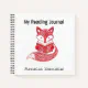 Personalized Red Fox Reading Journal | Zazzle