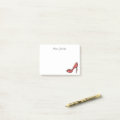 Personalized Red High Heel Pump Stiletto Post-it Notes | Zazzle
