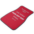 Personalized Red NOT TODAY SATAN Car Floor Mat | Zazzle