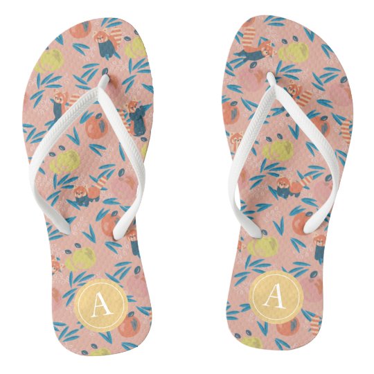 Retro Red Stripe Bicycle Flip Flops | Zazzle.com