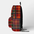 Personalized Red Plaid Backpack | Zazzle