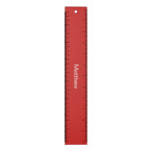 Personalized Red Ruler | Zazzle
