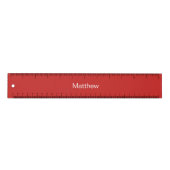 Personalized Red Ruler | Zazzle