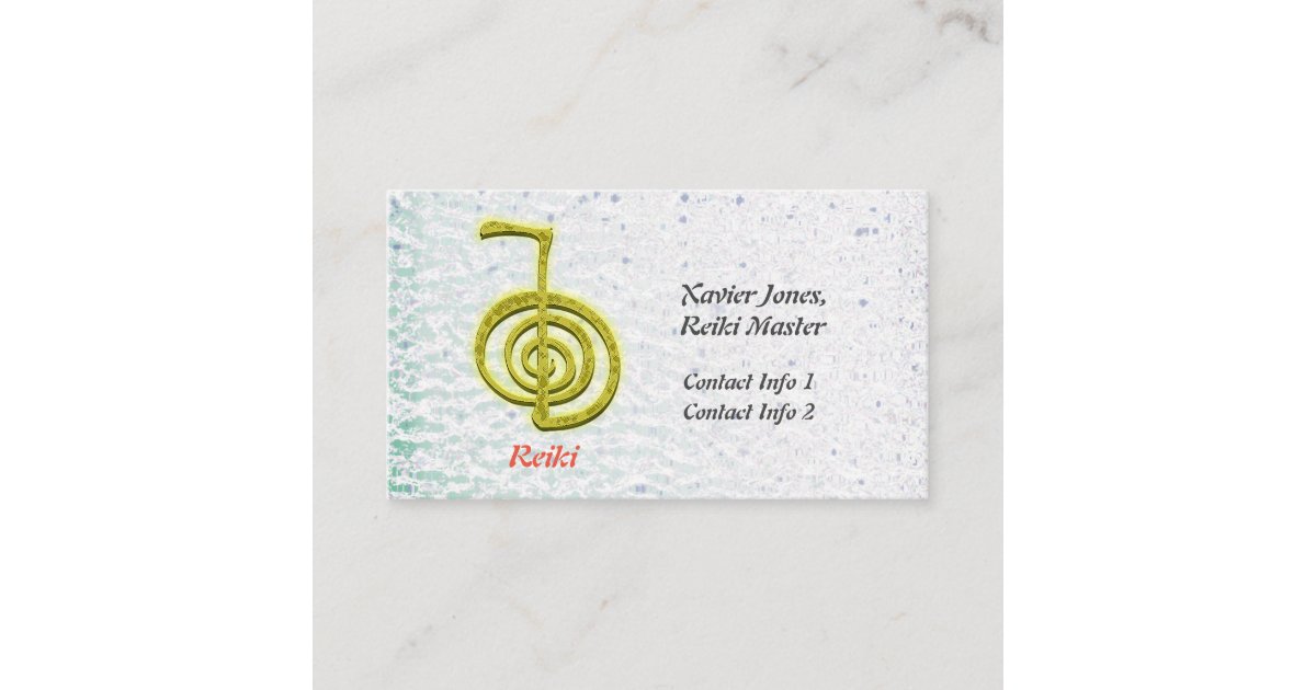 Personalized Reiki Master business cards | Zazzle